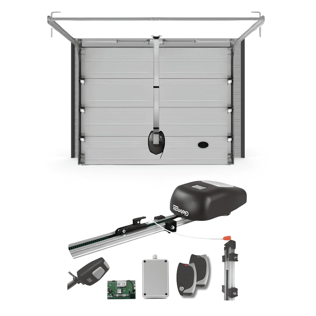 Kit motorisation automatisme de porte sectionnelle Fenix 1200⎥GLOBMATIC ...